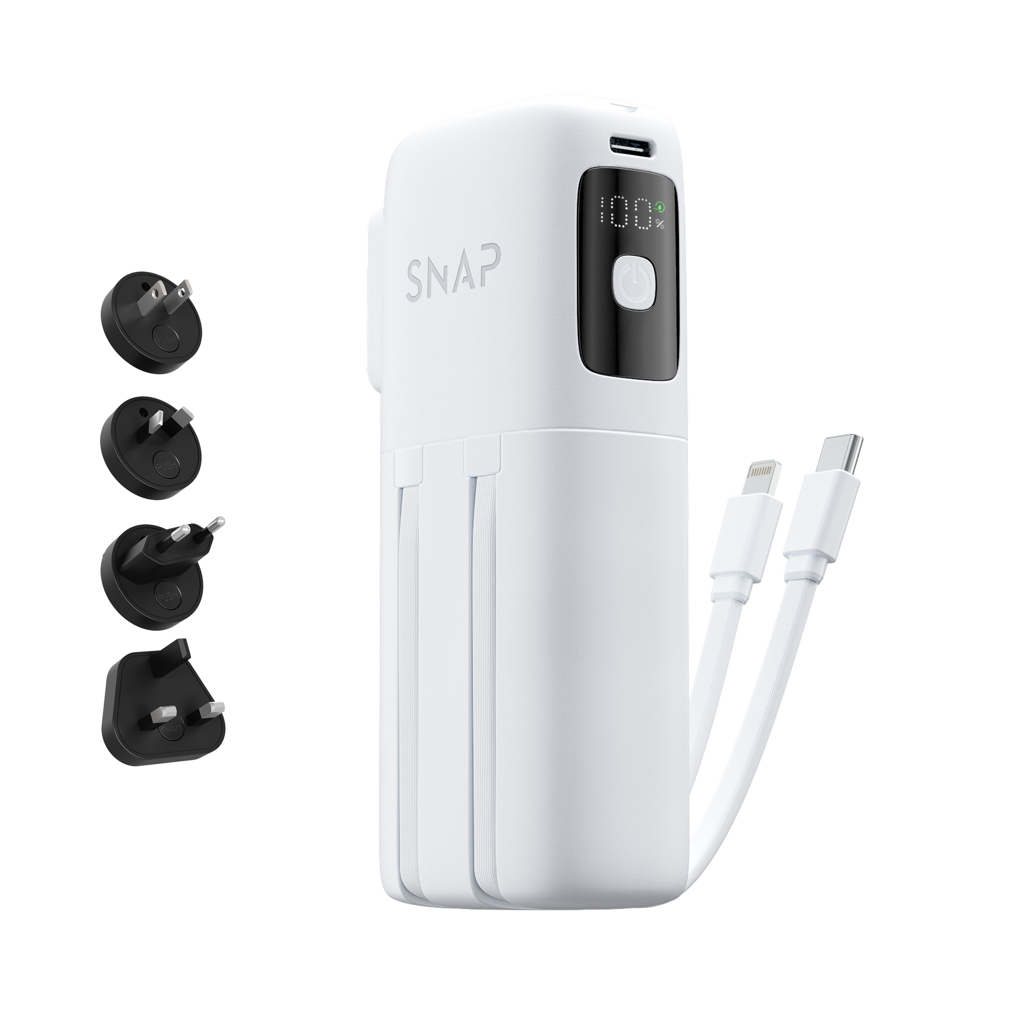 10,000mAh 22.5W USB-C Power Bank | PowerPack Universal Slim | SnapWireless®