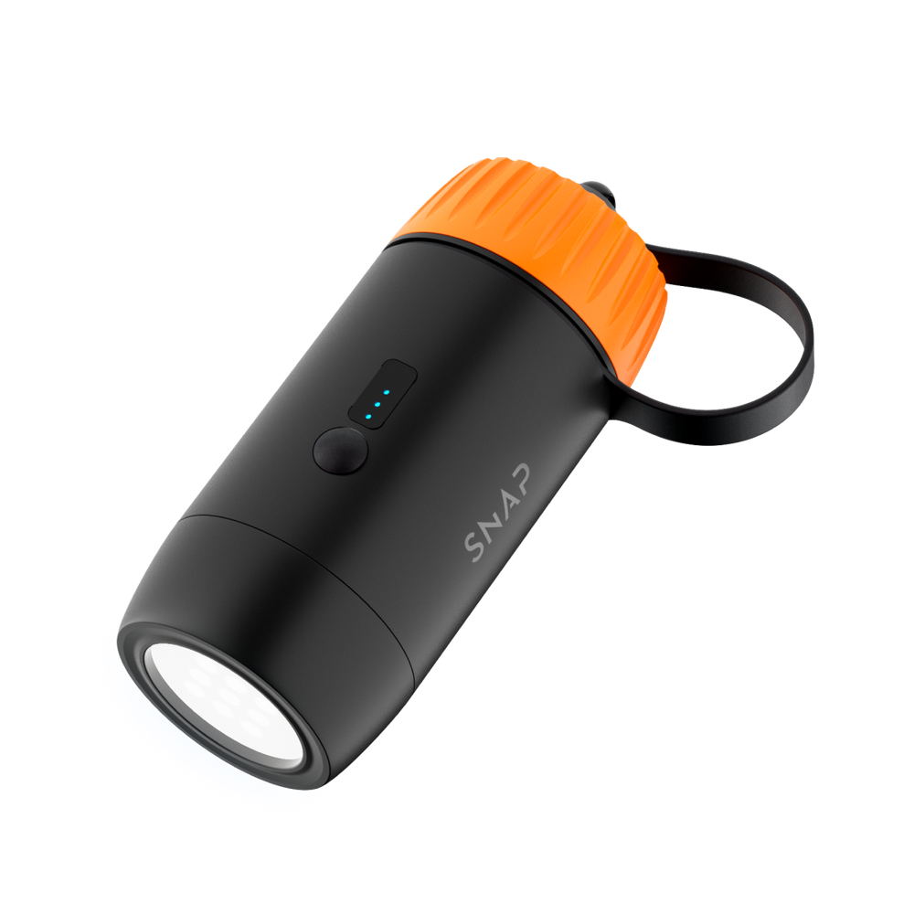 Waterproof Outdoor Power Bank with Flashlight | SnapWireless®